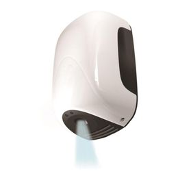 Elektronischer Warmluft-Händetrockner aus weißem abs mit Fotozellensteuerung Idral 02650/2 Weiß