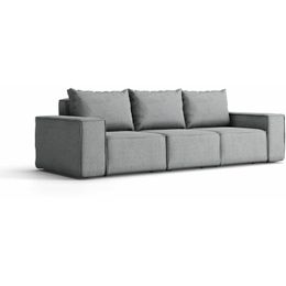 Gartensofa Loungesofa Sofa 3-Sitzer gardent wetterfester Stoff nxl Grau