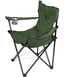 Klappstuhl fürs Camping,Haloyo®,Tragbare Stühle Für Erwachsene Picknickstühle,mit Armlehne,dunkelgrün