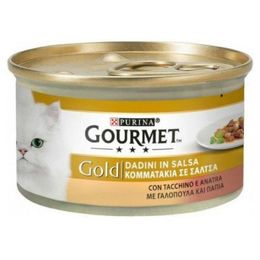 Gourmet Gold Cubes in Purina -Truthahn- und Entensauce 85 Gramm