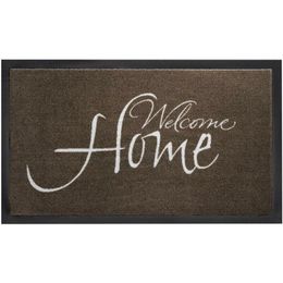 Siena Home - Fußmatte Peva Welcome taupe 45 x 75 cm