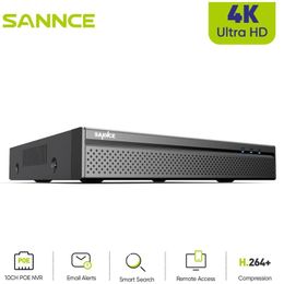 H.265+ 8CH 5MP poe nvr, unterstützte Audioaufzeichnung CCTV-Videoüberwachung NVR-System - SANNCE