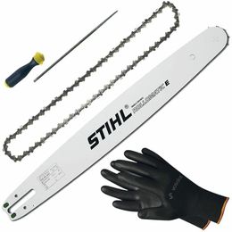 vasalat - Kettensäge Zubehör - Sägekette 30cm Picco Micro Mini 3 Ersatzkette + Schwert 30cm + Feilenheft mit Feile 4mm
