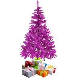 Mojawo Weihnachtsbaum inkl Ständer Lila/Pink 180 cm-MYW99808