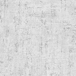 Tapete Kollektion Collage 10328-10 Vliestapete Uni / Einfarbig 0.53 x 10.05 m Grau Wohnzimmer Flur Büro Küche Wohnräume - Grau - Erismann