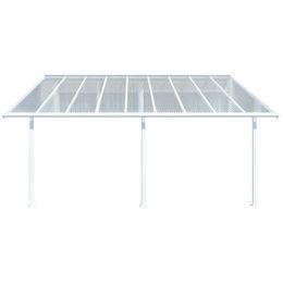 Aluminium Terrassenüberdachung Sierra Weiß 299x555x305 cm - Palram-canopia