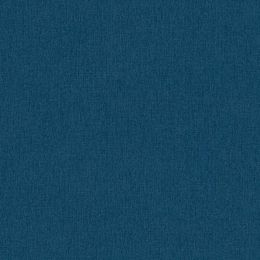A.S. Création Dunkelblaue Tapete einfarbig | Uni Vliestapete in Textiloptik ideal für Schlafzimmer und Büro | Petrol Tapete mit Vinyl in Leinenoptik - 10,05 x 0,53