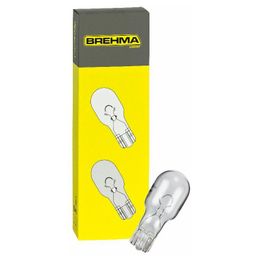 10x Brehma W16W 12V 16W T15 Glassockellampe W2.1x9.5d