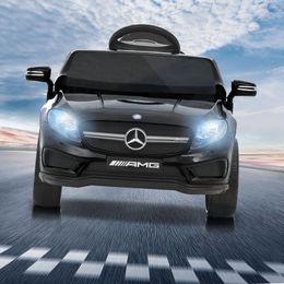 Merax Elektro-Kinderauto Benz amg GLA45 Elektroauto mit 2 Motoren, 3 Geschindigkeiten, Belastbarkeit 30 kg, Kinderfahrzeug mit usb inkl. Fernsteurung,