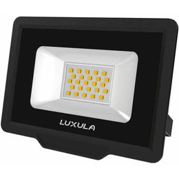 LED-Fluter, eek: f, 20W, 2000lm, 3000K, schwarz - Luxula