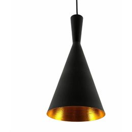 Licht-Erlebnisse - Pendelleuchte Schwarz Gold Küchenlampe Esstischlampe - Schwarz, Gold
