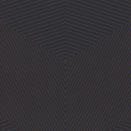 Schwarze Tapete mit Kupfer Design Dreieck Tapete mit Metallic Effekt für Schlafzimmer und Küche Art Déco Vliestapete mit geometrischem Muster