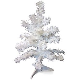 Noor Künstlicher Weihnachtsbaum weiß 30cm Weihnachtsdeko Tannenbaum Christbaum Tanne