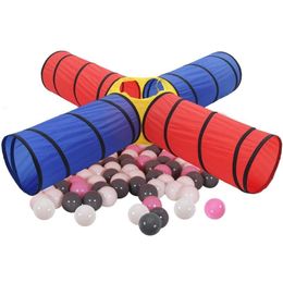 Maison Exclusive - Spieltunnel mit 250 Bällen Mehrfarbig - Mehrfarbig