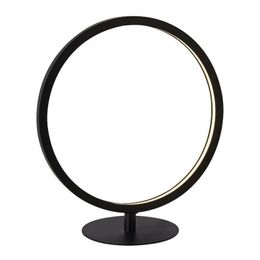 Searchlight - Cirque 1 Light Led Ring Tischleuchte, Matt Black