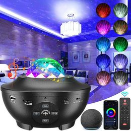 Sternenhimmelprojektor, Galaxy-Projektor, LED-Planetarium-Projektorlampe, Galaxy-Projektor, Kinder-Nachtlicht mit Sprach-/Bluetooth-Steuerung,