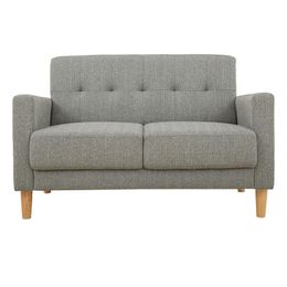 Miliboo - 2-Sitzer Sofa aus grauem Stoff moon - Grau