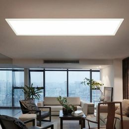 Led Decken Lampe Arbeits Zimmer Aufbau-Einbau-Panel Büro Lampe alu Strahler weiß Globo 41604D4