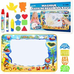 Minkurow - Wasserzeichenmatte für Kinder, großes Format, 100 x 70 cm, Kinderspielzeug Aquadoodle Pad, riesige, waschbare Malmatte, super geschenk