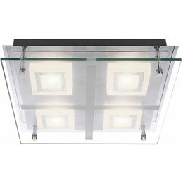 Led Decken Leuchte Glas Würfel Chrom Strahler Wohn Zimmer Beleuchtung Flur Lampe Globo 49206-4