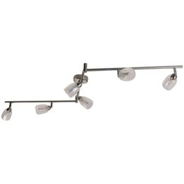 Globo - led Decken Leuchte Glas Strahler schwenkbar Lampe Beleuchtung Spots beweglich 502356-6