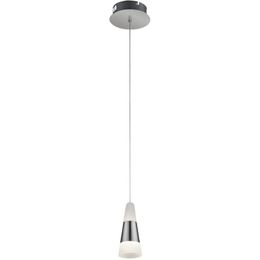 Globo - led Pendelleuchte, nickel matt, Höhe 100 cm, friso