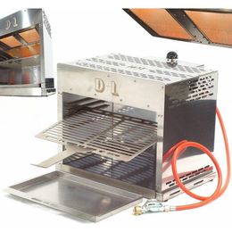 Hochtemperatur Gasgrill Edelstahl Grill 800° Oberhitzegrill bbq Steak 56526