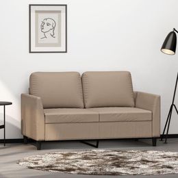Prolenta Premium - 2-Sitzer-Sofa Cappuccino-Braun 120 cm Kunstleder - Braun