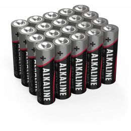 Ansmann - 40x Alkaline Batterie aa Mignon 1,5V - LR6 AM3 MN1500 (40 Stück)