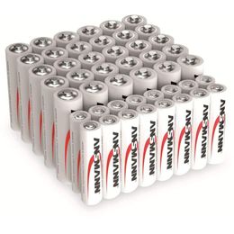Ansmann - Batterie-Set, Alkaline, 46 Stück, 30x Mignon, 16x Micro