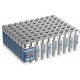 Ansmann - Batterien aa Alkaline Größe LR6 - (80 Stück Vorratspack)