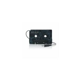 Belkin Kassetten-Adapter für MP3-Player (3,5mm Klinke, geeignet für iPhone, iPod, Smartphones), schwarz