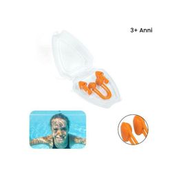 Meditrade GmbH Set Ohrstöpsel + Nasenclip mit Etui zum Schwimmen, 2 verschiedene Farben, 26032