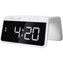 Caliber - HCG019QI-WA Wecker Weiß Alarmzeiten 2