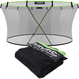 Kinetic Sports - Trampolin Sicherheitsnetz für Ultimate Pro Gartentrampoline - Mit Reißverschluss und Sicherheitsclips, uv beständig, Ersatznetz