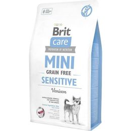 Brita - brit Care Getreidefreies Sensitive Venison Trockenfutter für Hunde – 2 kg