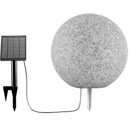 Hamela LED-Solar-Dekoleuchte, rgb, 30 cm - grau - LINDBY