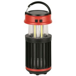 PROREGAL Insektenvernichter, Mückenlampe Camping, Solar, USB, Rot, 15x8,60cm