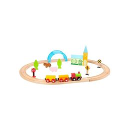Small Foot - Wooden Train Set City and Countryside