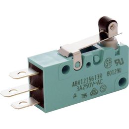 ABV1215603R Mikroschalter ABV1215603R 250 v/ac, 30 v/dc 3 a 1 x Ein/(Ein) IP67 tastend 1 s - Panasonic