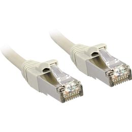 Lindy 45585 RJ45 Netzwerkkabel, Patchkabel cat 6 s/ftp 5.00 m Grau mit Rastnasenschutz 1 St.