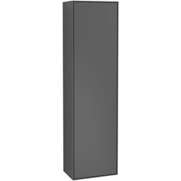 Villeroy & Boch Villeroy und Boch Finion Hochschrank F49000, 418x1516x270mm, Scharnier rechts, Farbe: Glossy Black Lacquer - F49000PH