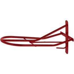 Kerbl - Sattelhalter für Englischsättel, Wandhalterung für Sättel, aus Metall rot