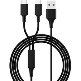 PCE Smrter USB-Ladekabel usb 2.0 usb-a Stecker, usb-c® Stecker 1.20 m Schwarz smrterhydraduocbk
