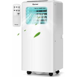 Costway - 9000 btu 3 in 1 mobile Klimaanlage Abluftschlauch, Klimageraet tragbar, Entfeuchter Fernbedienung 53db für 33㎡ 16℃-31℃ 24H Timer