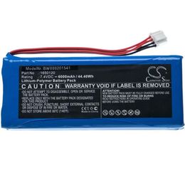 vhbw - 1x Akku Ersatz für dji 1650120 für Drohne Controller (6000 mAh, 7,4 v, Li-Polymer)