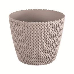 Runder Pot 5L Prosperplast Splofy von MOCCA -Farbkunststoff, Ø21,8 x 18,4 cm