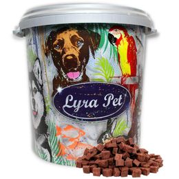 LYRA PET - 5 kg ® Lammfleischwürfel in 30 l Tonne