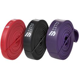 Uros Powerbands 3er-Set Fitnessband Loop 100 % Latex - Mehrfarbig - Capital Sports