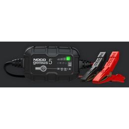 NOCO GENIUS5 5A Batterieladegerät für 6V/12V-Batterien mit Wartungs- und Entschwefelungsfunktion